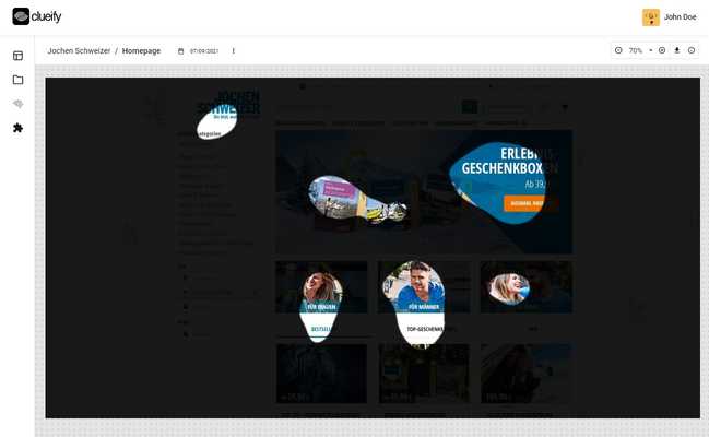 Clueify - Data Driven Design