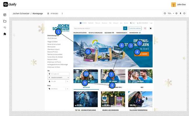 Clueify - Data Driven Design